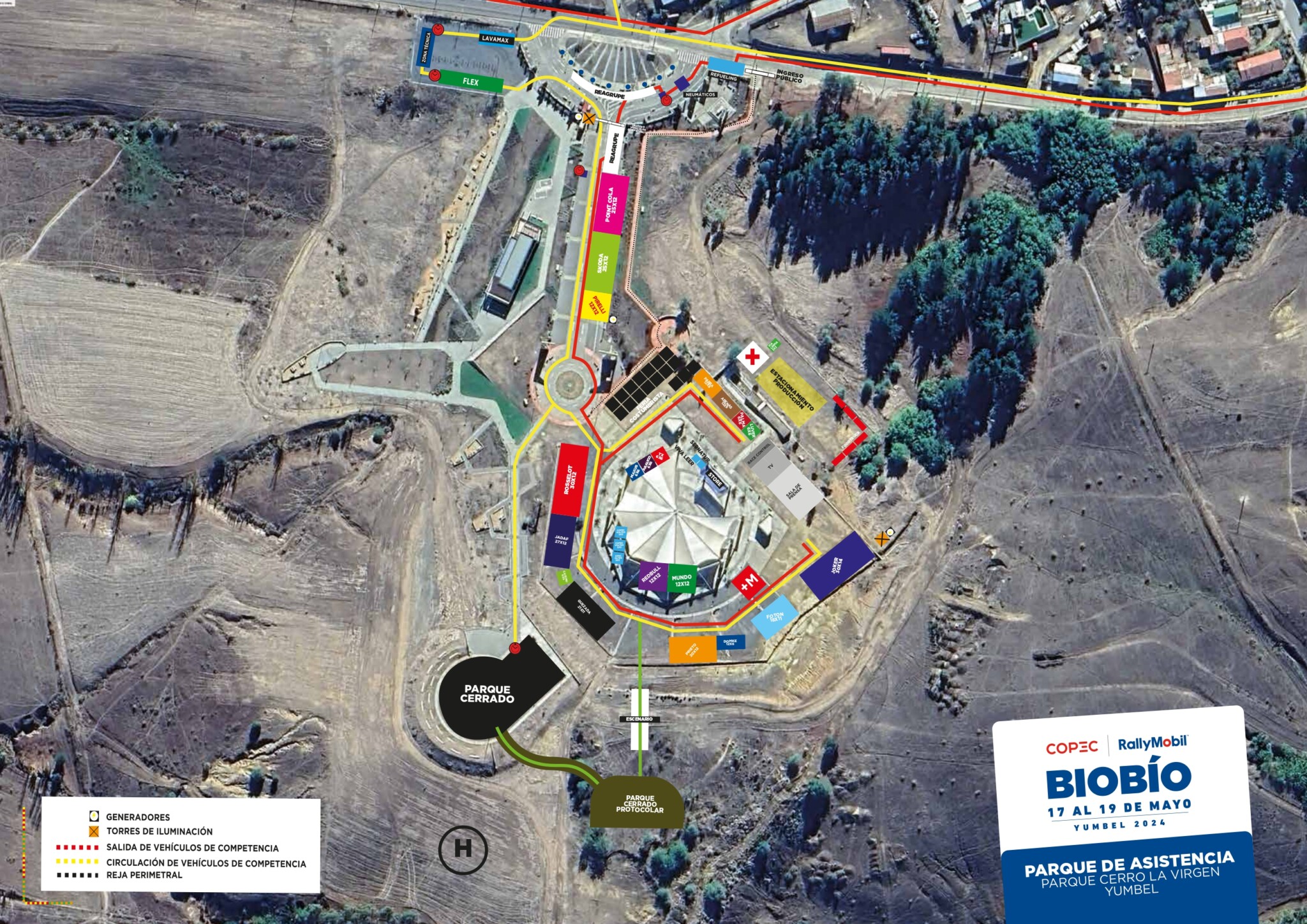 MAPAS DEL RALLY – YUMBEL – Copec I RallyMobil™